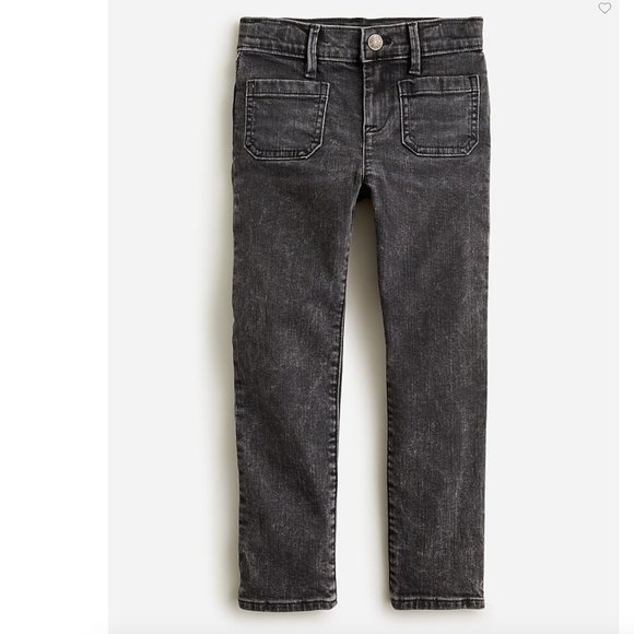 Crewcuts | Bottoms | Crewcuts Girls Black Distressed Straight Front ...